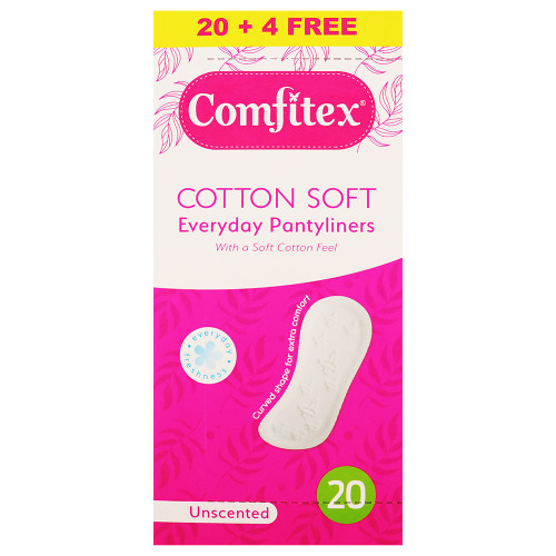 PANTYLINERS COMFITEX 20s UNSCENTED