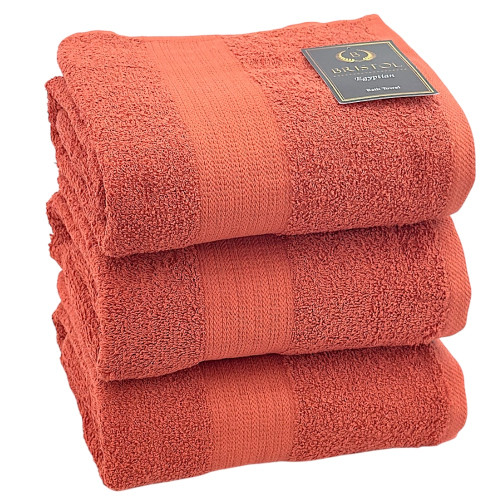 TOWEL EGY BATH RUST 70X130CM BRISTOL