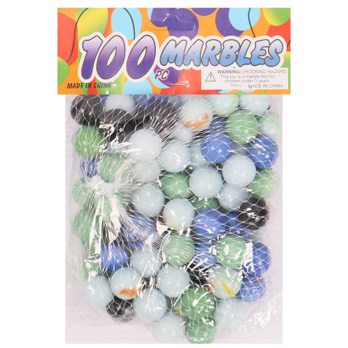 TOY MARBLES COLS 100PC