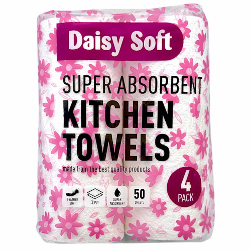 PAPER TOWEL 4s DAISY SOFT 2PLY