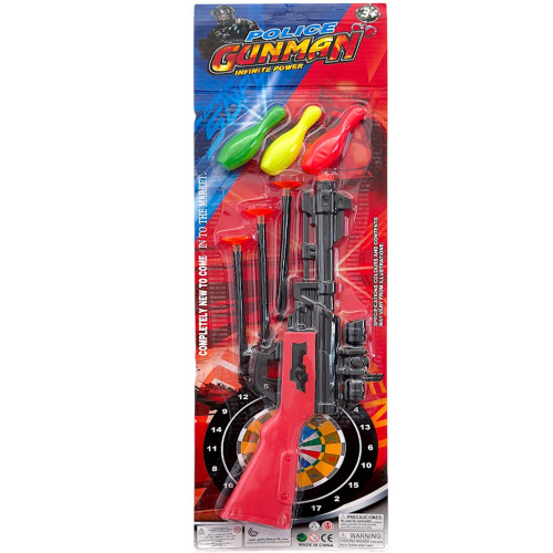 TOY GUNMAN POLICE SET