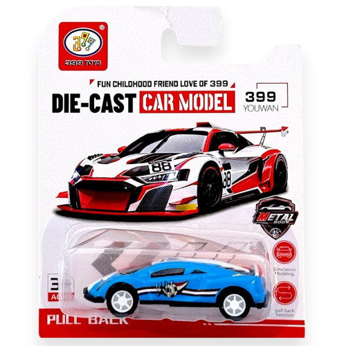 TOY CAR PULL BACK DIE CAST METAL