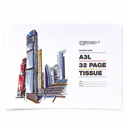 BK A3L 32P DRAWING BOOK FREEDOM STATIONE