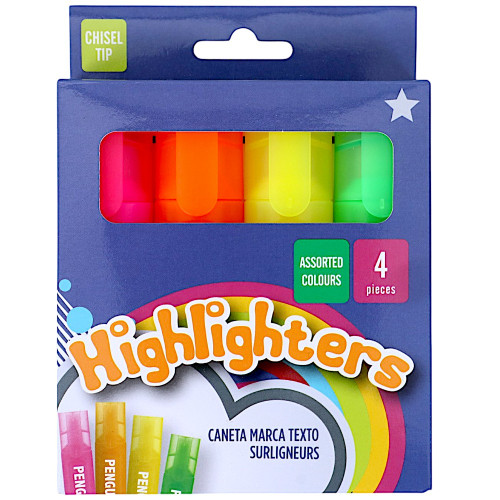 BTS HIGHLIGHTER 4s PENGUIN NEON C/TIP