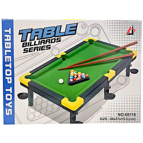TOY POOL TABLE 38X27X15.5CM