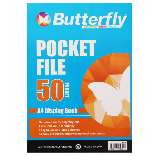 BTS SHOW FILE A4 50 POCKET BUTTERFLY