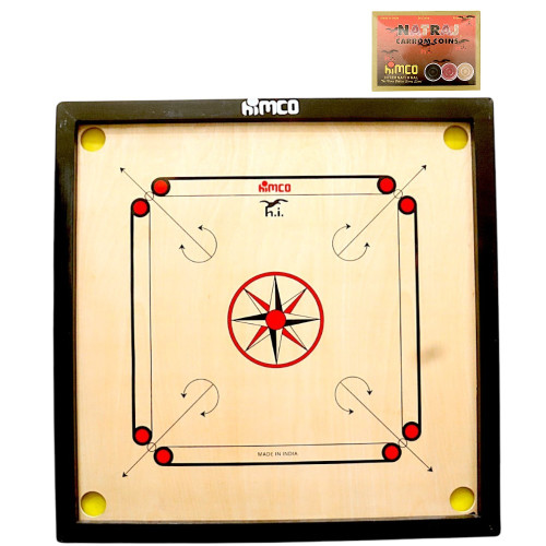 CARROM BOARD HIMCO+BEADS 82X82CM******