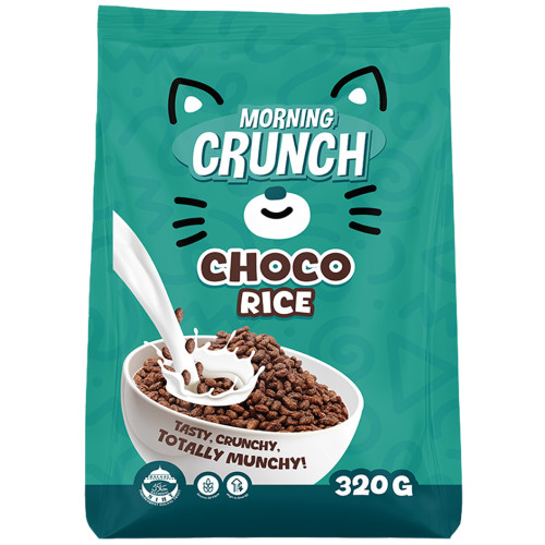 CEREAL MORNING CRUNCH CHOCO RICE 320g