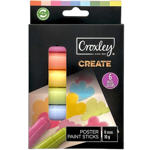 BTS POSTER PAINT STICK 6s PASTEL CROXLEY