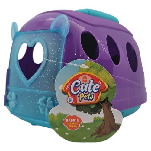 TOY PET PLAY HOUSE SET W/PLUSH TOY