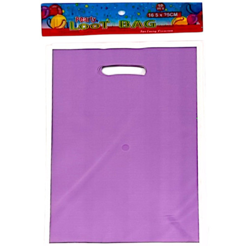PARTY LOOT BAG 10s PLAIN ASSTD COLOURS