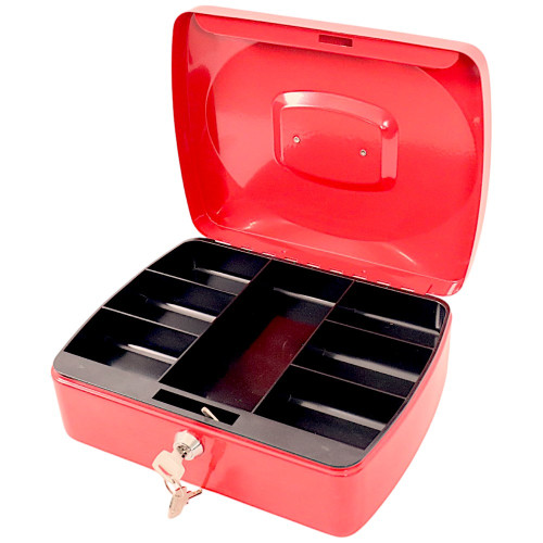 CASH BOX 10INCH RED CROXLEY