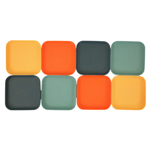 PL PLATE 8s IN NET ASSORTED COLOURS
