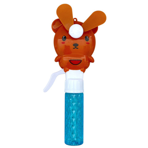 TOY BUBBLE FAN STICK TEDDY FACES 1s