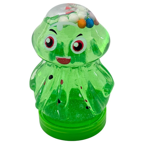TOY SLIME MINI OCTOPUS GLITTER W/BEADS