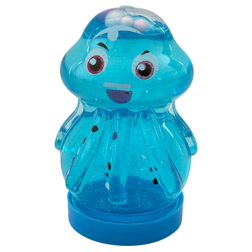 TOY SLIME MINI OCTOPUS GLITTER W/BEADS
