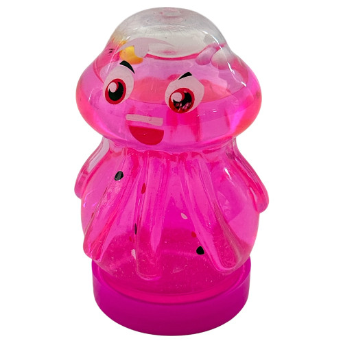 TOY SLIME MINI OCTOPUS GLITTER W/BEADS