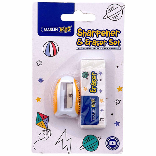 BTS SHARPENER 1s MARLIN W/ERASER AIRSHI